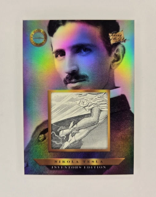 2025 PIECES OF the Past Inventors Nikola Tesla Authentic Historical ...