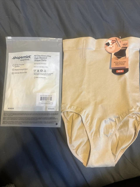 SHAPERMINT ALL DAY Everyday High-Waisted Shaper Panty XS/S #54008 BNWT ...