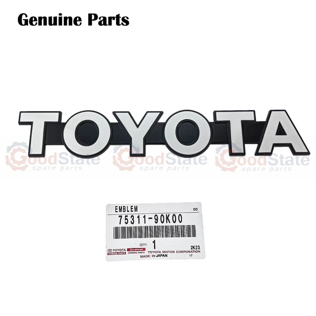 GENUINE TOYOTA LANDCRUISER 75 Series HJ FJ Front Grille Badge Emblem ...