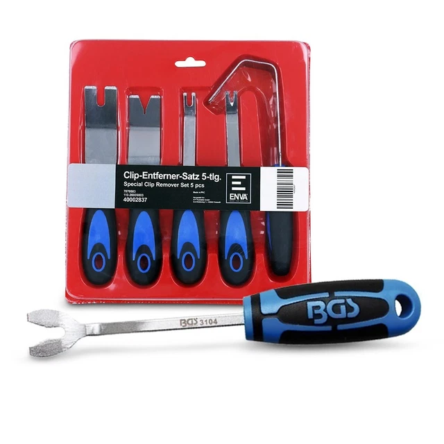 ENVA SET RIMUOVITORE CLIP 5-pz. + BGS TOOL RILASCIO CLIP PER PORTE EUR ...