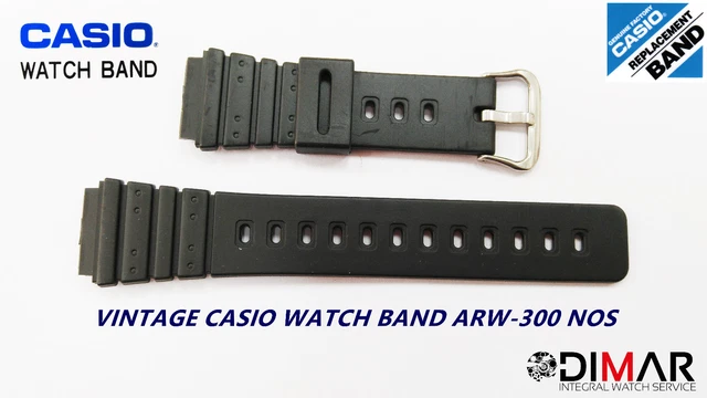 VINTAGE CASIO ORIGINAL Band/Strap ARW-300, ARW-310, MRD-201 And AQ-100W ...