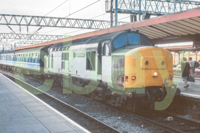 UK DIESEL TRAIN Railway Photograph Of Class 37 Loco 37417. Rm37-1257 £1 ...
