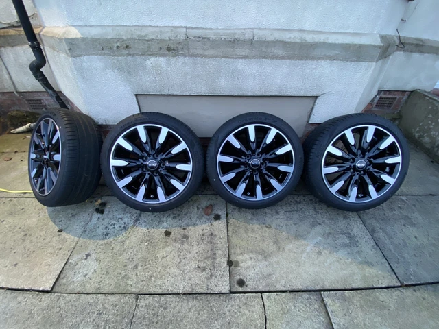NEW GENUINE MINI Cooper S SE JCW 17" Roulette Alloy Wheels and Tyres ...