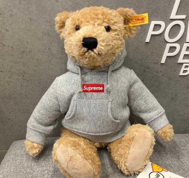 SUPREME 18FW STIPE Teddy Bear Plush Toy B01903 148410681 £349.39 ...