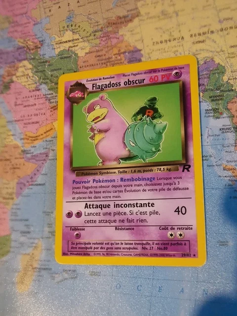 CARTE POKÉMON FLAGADOSS 29/83 rare team rocket Wizard fr EUR 10,00 ...