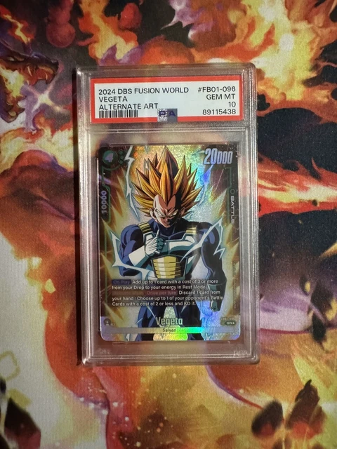 VEGETA SR ALT - Dragon Ball Fusion World - PSA 10 GEM MINT - ENG EUR 1 ...