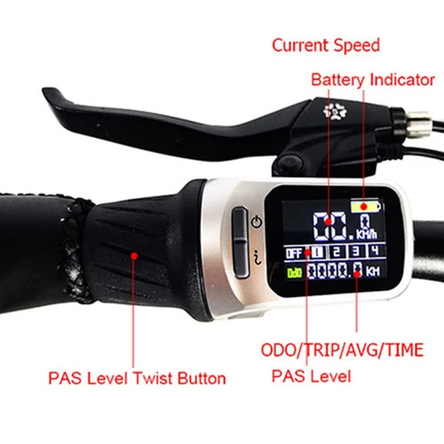 FOR TSDZ2 MOTOR TSDZ2 Display For Electric Bike 36V / 48V Voltage ABS ...