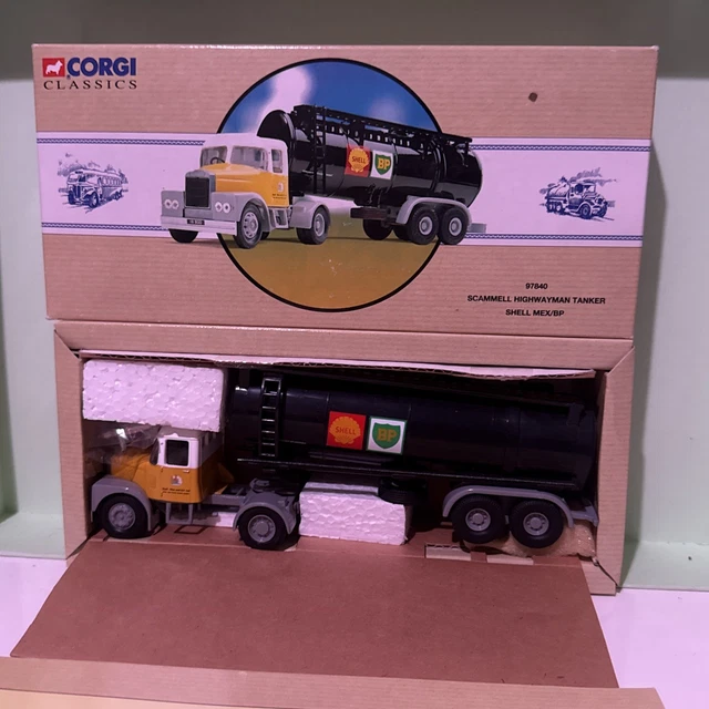CORGI CLASSICS 97840 Scammell Highwayman Tanker- Shell Mex/BP, 1/50 ...