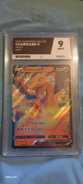 CHARIZARD V - Darkness Ablaze 019/189 - PSA COMME NEUF 9 - Pokémon Ultra Rare EUR 25,00 ...