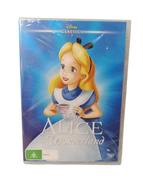 ALICE IN WONDERLAND DVD Disney Animation Adventure Fantasy Drama R4 ...