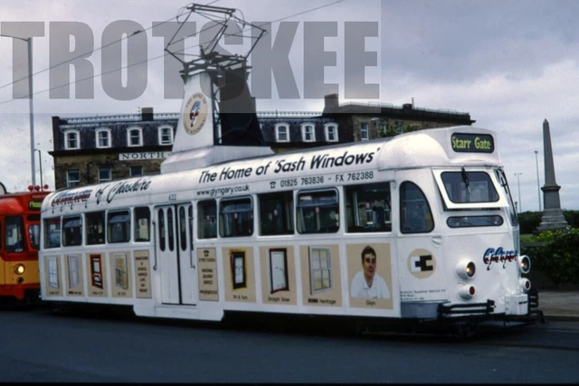 35MM SLIDE BLACKPOOL Transport Single Decker Tram Strassenbahn 622 2003 Original £4.99 - PicClick UK