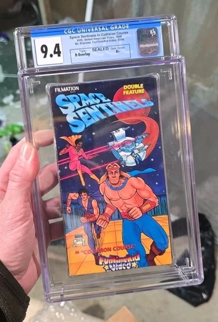FILMATION SPACE SENTINELS VHS Sealed Collision Course CGC 9.4 1990 ...