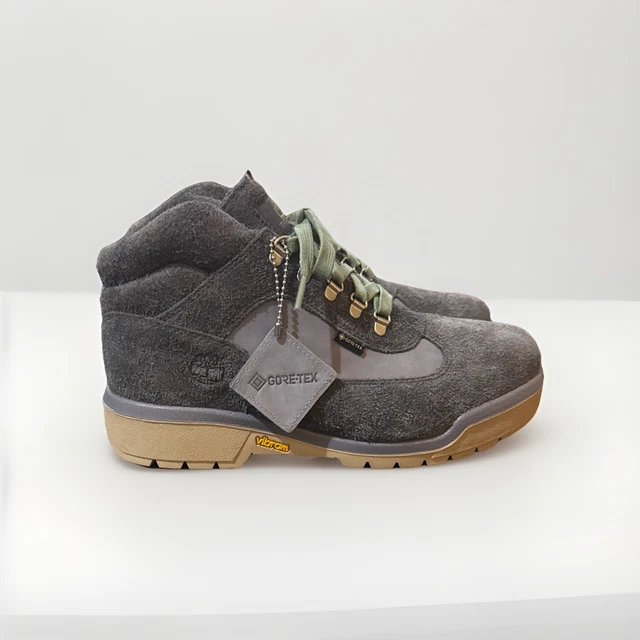 TIMBERLAND MID GTX Gore-Tex Vibram Field Boots Sz 8 Men's Grey $220 ...
