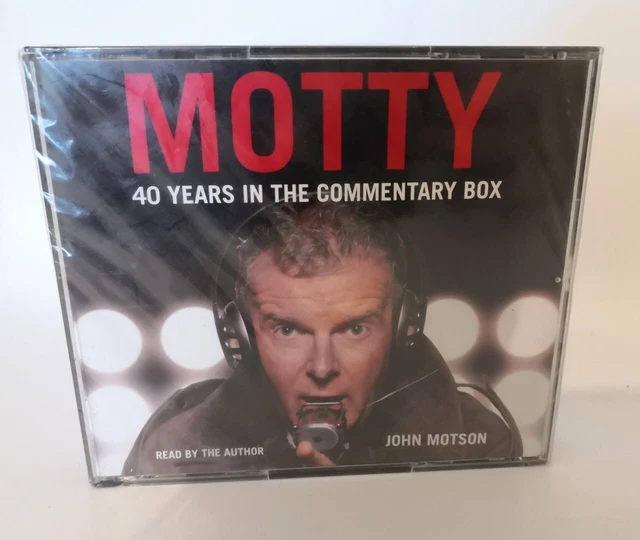 JOHN MOTSON - Motty: 40 Years in the Commentary Box Audio CD **New** £ ...