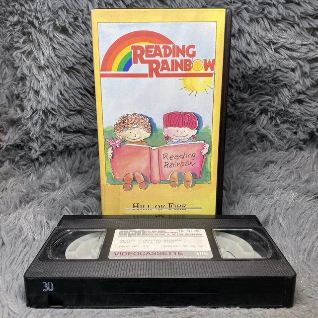 READING RAINBOW: HILL Of Fire VHS Tape LeVar Burton PBS Kids ...