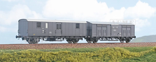 ACME 55351 HO Scale Set "Postale" UM 7019 + UFF 9051 Slate Gray FS Ep ...