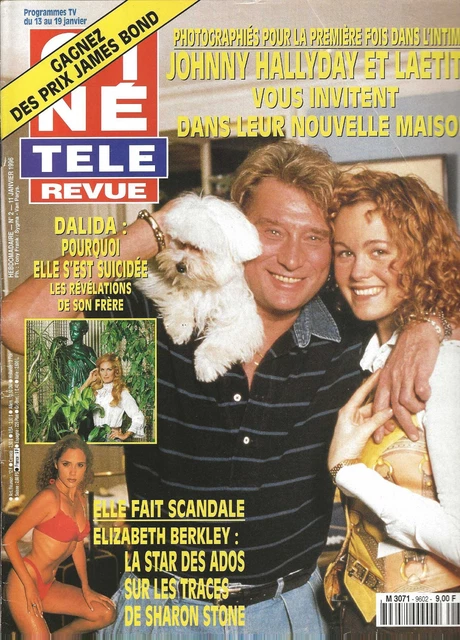 CINÉ TÉLÉ REVUE n° 2 (1996) - Johnny Hallyday et Laetitia EUR 5,00 ...