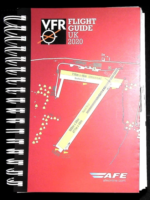 UK VFR FLIGHT Guide Book NEW 2000 Airfields Runways Aerodrome Airports ...