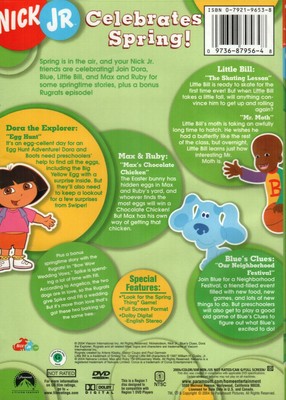 NICK JR: CELEBRATES Spring (DVD, 2004) Dora the Explorer, Max Ruby ...