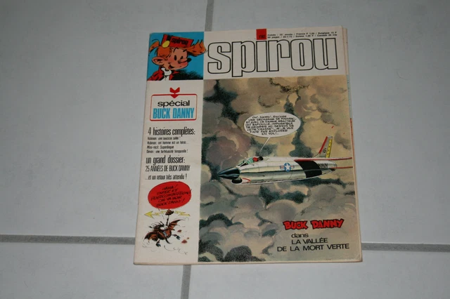 MAGAZINE SPIROU 1762 buck danny hubinon mini recit deliege 1972 EUR 1,50 - PicClick FR
