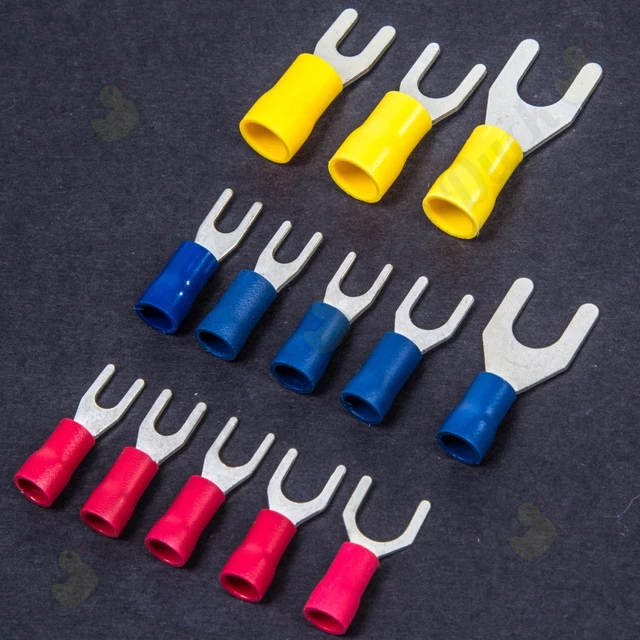 GAMMA DI TERMINALI CAVI FORCELLA A CRIMPA ISOLATA Cavo auto elettrica ...
