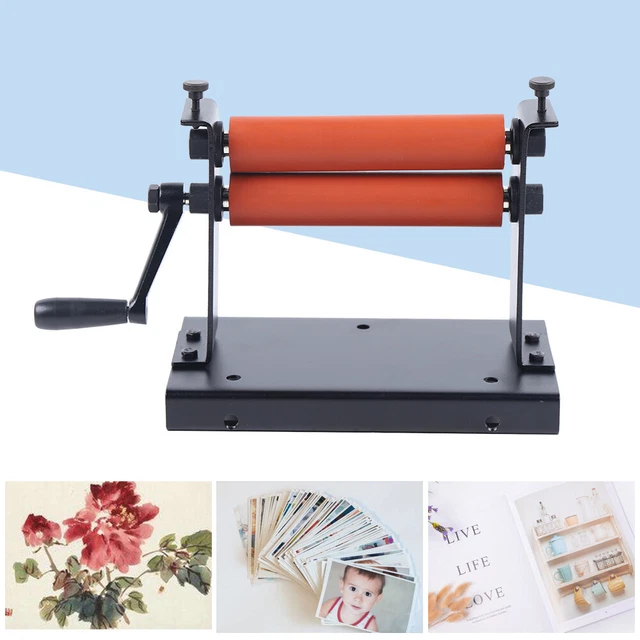 6& MANUAL COLD Laminator Pictures Photo Vinyl Laminating Press Mounting ...