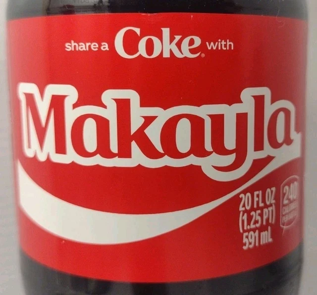 SHARE A COKE With Makayla 2025 Personalized Limited Edition Coca Cola ...
