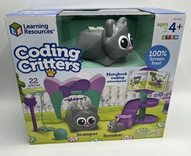 LEARNING RESOURCES CODING Critters Scamper & Sneaker Educational ...