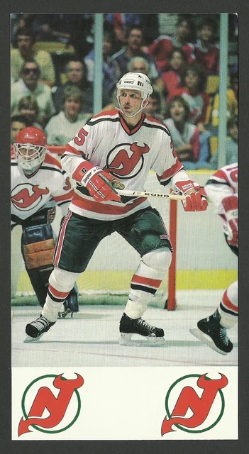 DAVE LEWIS NEW Jersey Devils 1980s Hockey Postcard $12.95 - PicClick CA