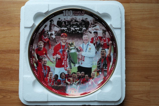 MANCHESTER UNITED 100 Years Commemorative Limited Edition porcelain ...