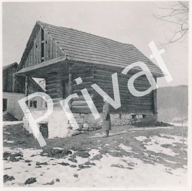 FOTO WK2 KAŁUSZ Blockhaus Holz Polen Galizien 1944 M1.31 EUR 37,90 ...