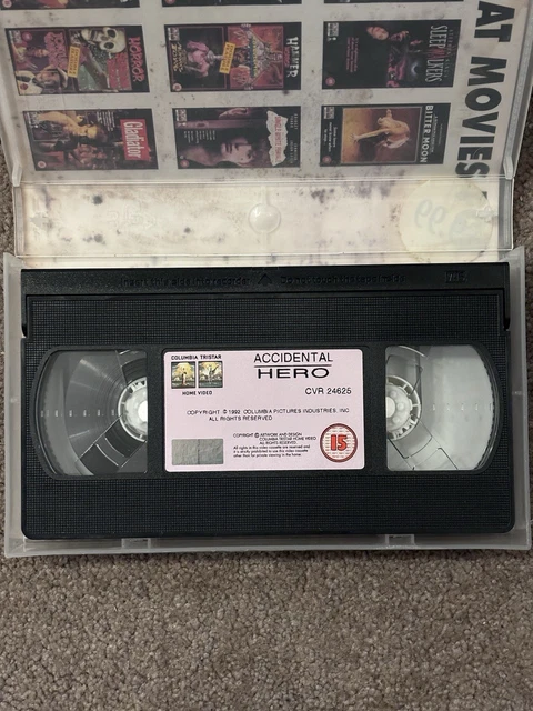 ACCIDENTAL HERO VHS Dustin Hoffman Geena Davis Andy Garcia Comedy Video ...