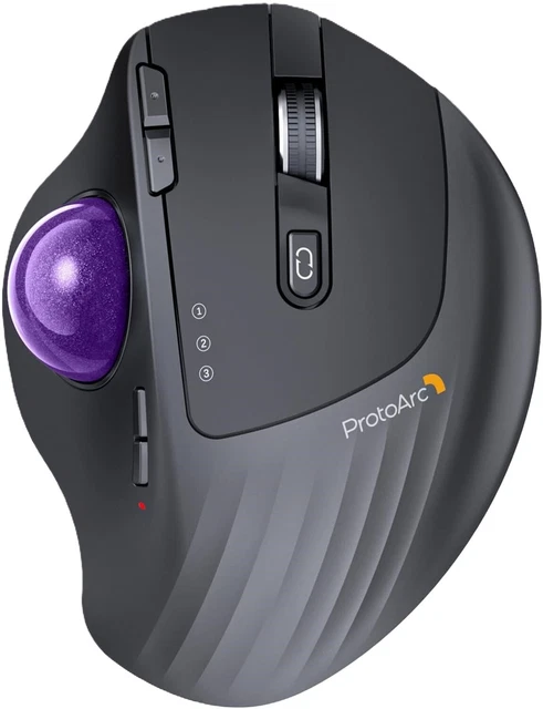 ERGONOMIC PROTOARC EM05 Wireless Trackball Mouse - Bluetooth ...