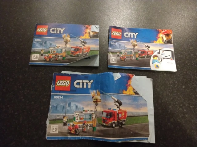 LEGO CITY BURGER Bar Fire Rescue, Set 60214, Includes One Minifig £1.16 ...