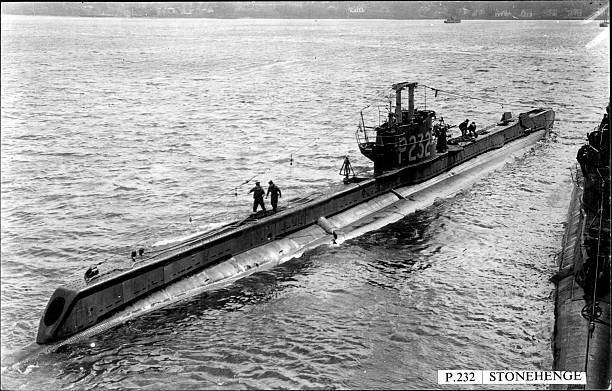 BRITISH ROYAL NAVY Submarine HMS Stonehenge SHIPPING NAVAL OLD PHOTO $8 ...
