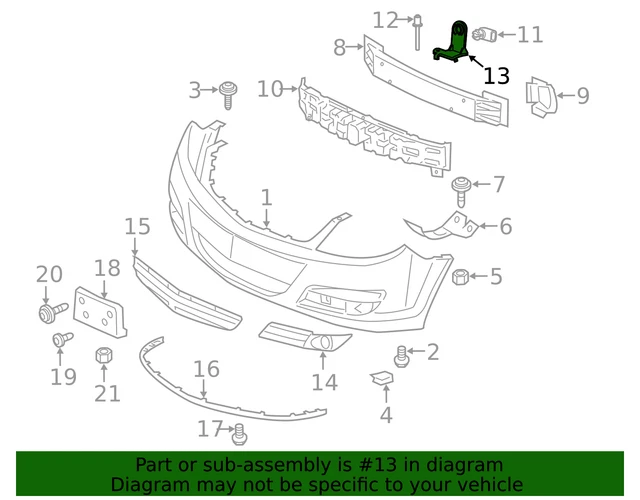 GENUINE GM AMBIENT Air Temperature Sensor Bracket 15880714 $11.98 ...