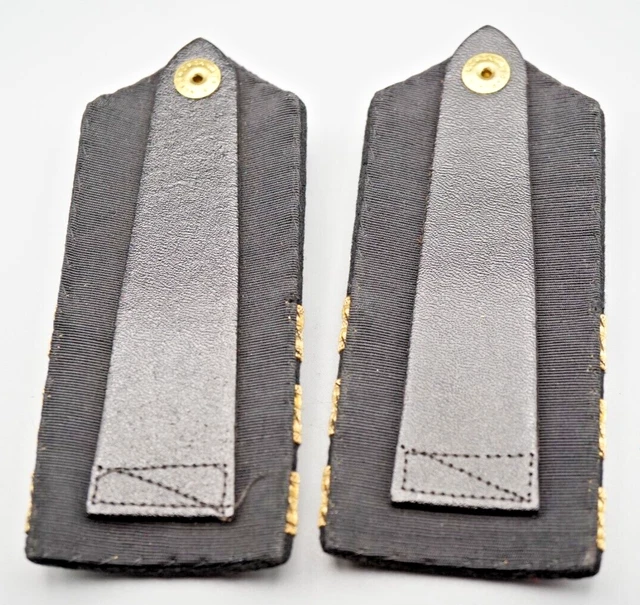 WWII USCG COAST Guard Commander Gold Bullion Shoulder Boards Set by ...