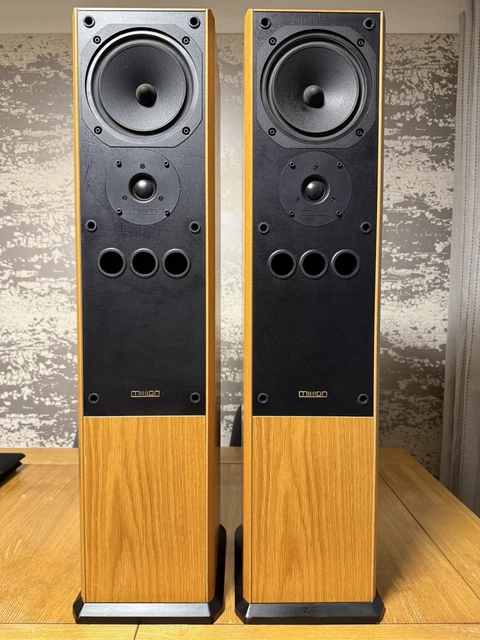 MISSION 752 FREEDOM 2-Way Reflex Oak Floorstanding Speakers £208.70 ...