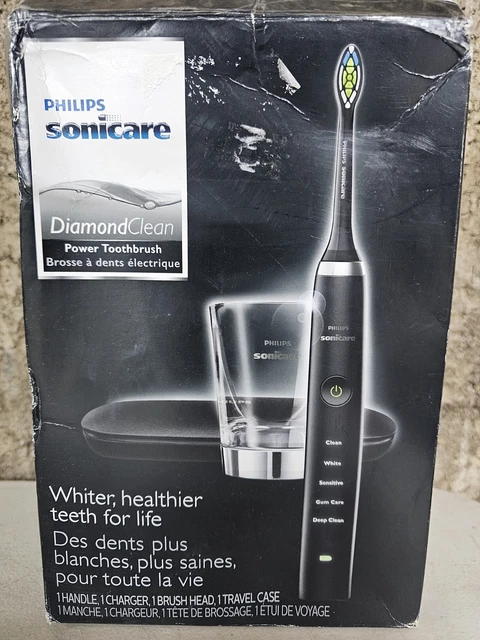 PHILIPS SONICARE DIAMOND Clean Rechargeable Open Box MISSING BRUSH ...