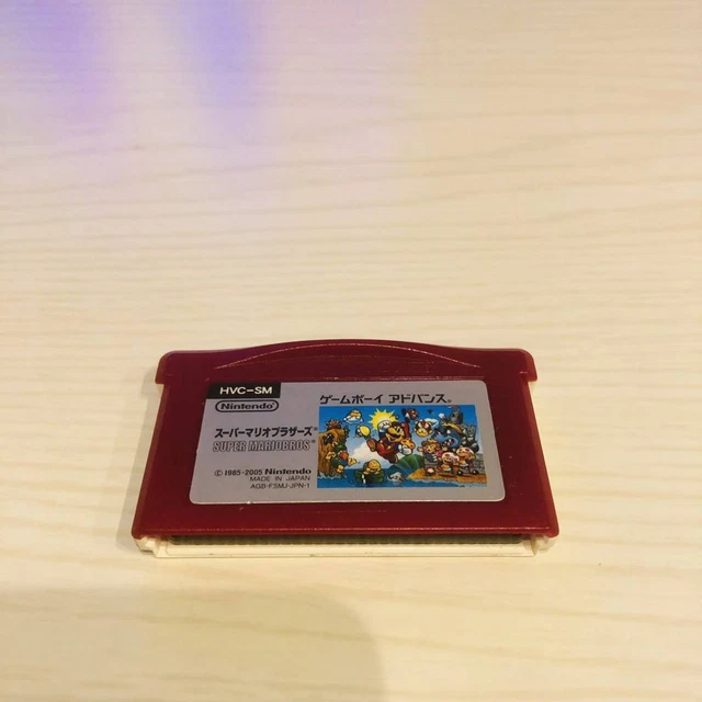 GBA GAME BOY Advance Famicom Mini Super Mario Bros. logiciel uniquement ...