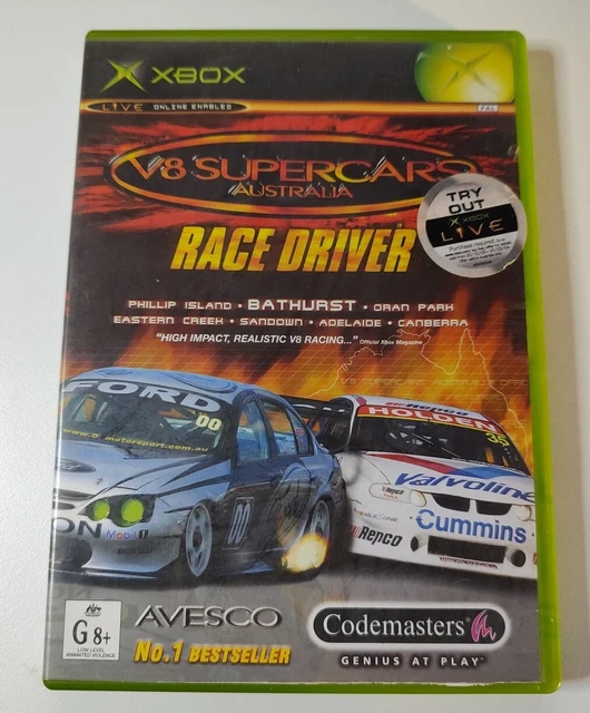 XBOX V8 SUPERCARS Australia Race Driver (Free Postage) $8.90 - PicClick AU