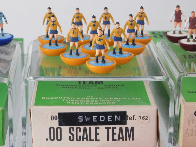 70S VINTAGE SUBBUTEO - CLASSIC ORIGINAL H/W TEAM - SWEDEN #162 RARE BASES. £58.00 - PicClick UK
