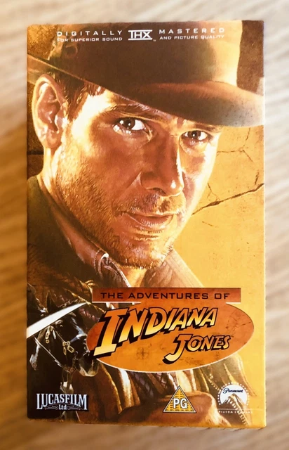 INDIANA JONES TRILOGY - VHS Box Set - (PAL 2000) £10.50 - PicClick UK