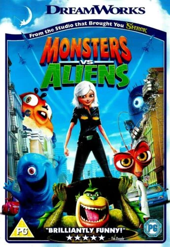 MONSTERS VS ALIENS DVD Children's & Family (2009) Reese Witherspoon £2. ...