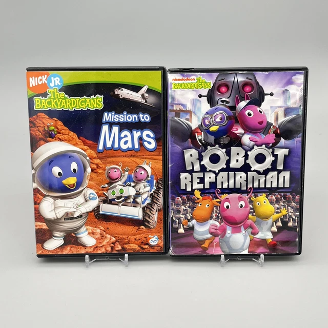 LOT OF 2 The Backyardigans DVD Mission to Mars & Robot Repairman Nick ...