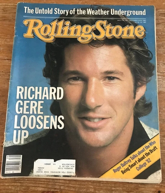 ROLLING STONE MAGAZINE #379 ~ RICHARD GERE, Weather Underground - Sept ...
