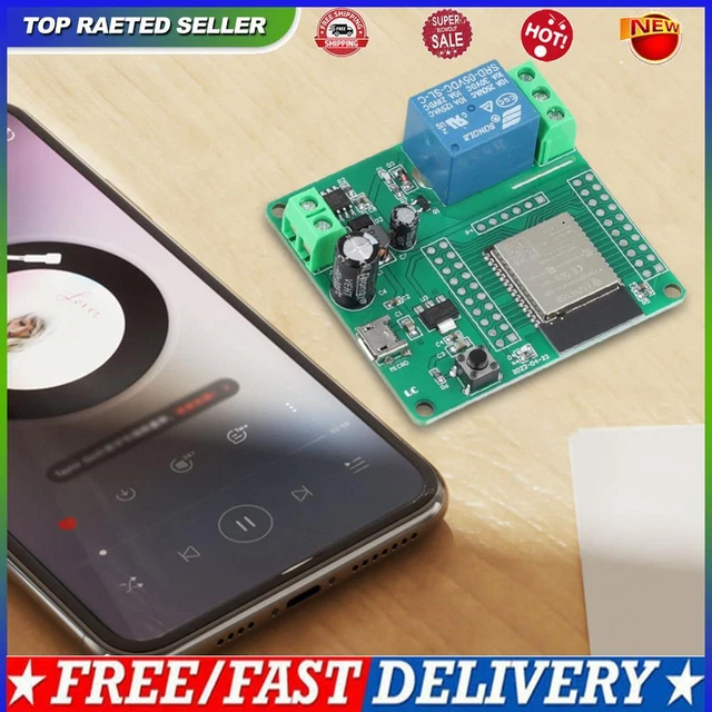 ESP32 ESP32-WROOM DEVELOPMENT Board 1/2/8 Channel ESP32 WIFI BT BLE Relay Module £8.63 - PicClick UK