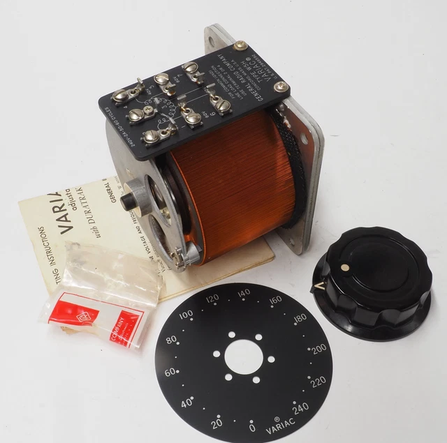 NOS GENERAL RADIO W5H 240 Volt Variac 2 Amp 50/60 HZ $49.99 - PicClick