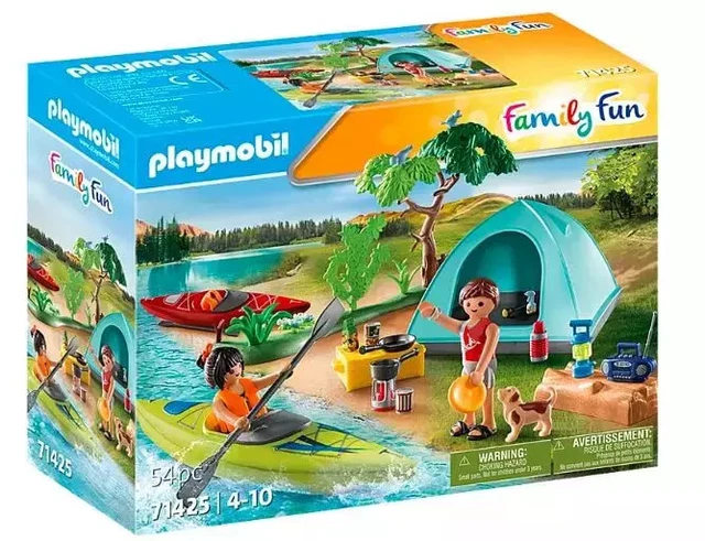 ZESTAW Z FIGURKAMI Family Fun 71425 Biwak pod namiotem Playmobil ® £34. ...