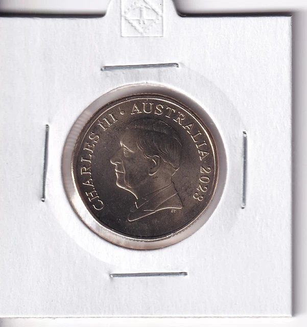 AUSTRALIAN: 2023 $1 King Charles Mob Of Roos Unc Coin In 2X2 Holder ...